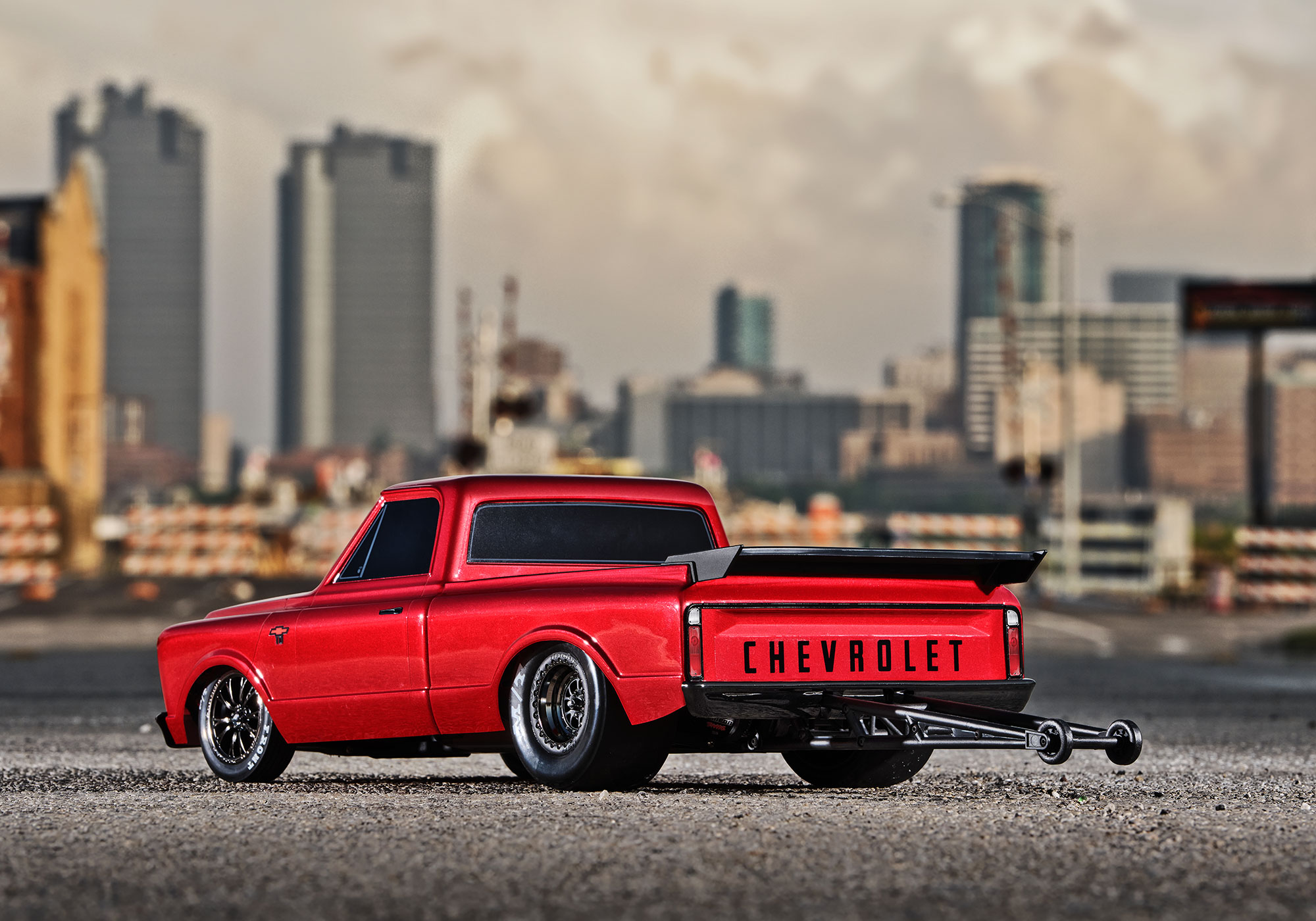 Traxxas Chevrolet C10 Drag Slash TRX94076-4R Rood