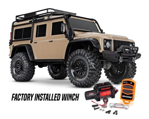 Traxxas Land Rover Defender Crawler met lier SAND TRX82056-84SAND